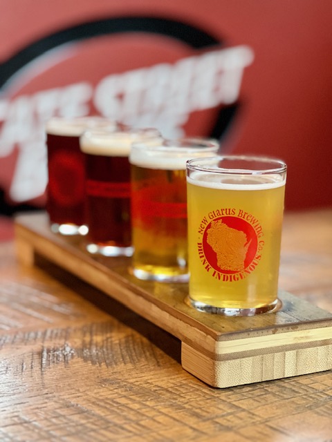 "Only In Wisconsin" Beer Flight - State Street Brats
